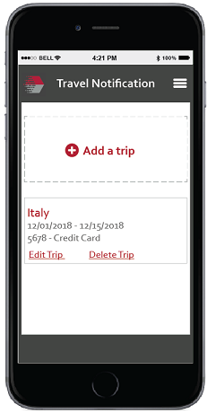 Travel Notifications API